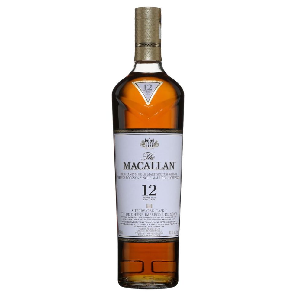 Macallan 12 Year Old Sherry Oak Cask 700ml – Speyside Single Malt ...