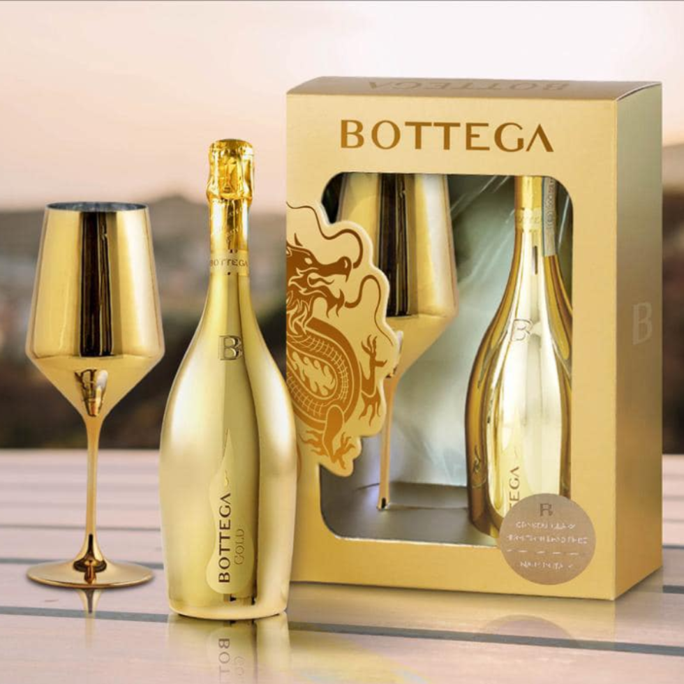 Bottega Gold Prosecco Gift Set 2024 750ml – Italian Prosecco DOC Gift Pack